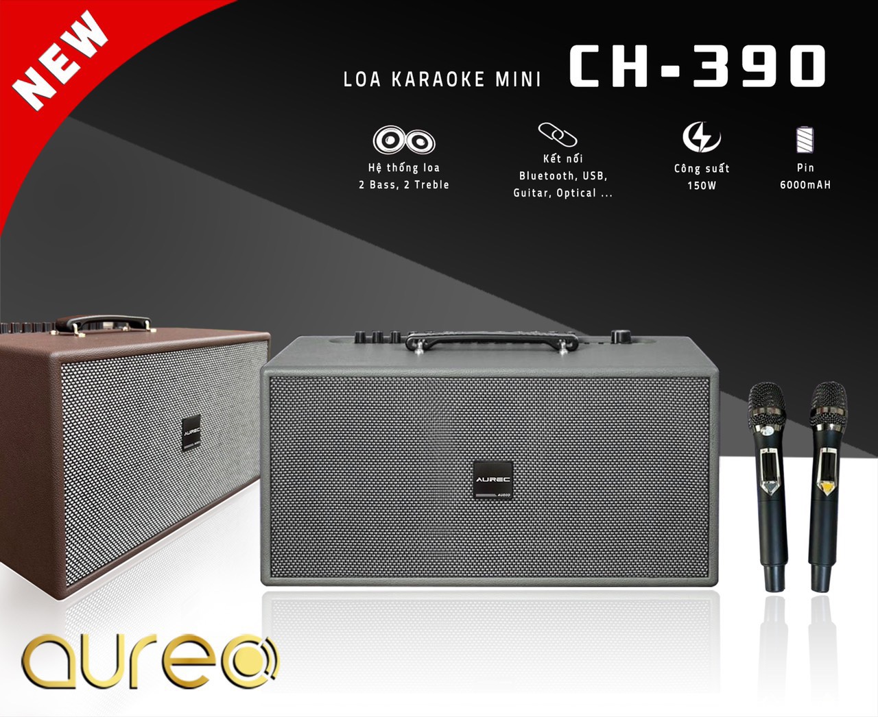 LOA KARAOKE MINI AUREC CH-390 - LOA - Sản phẩm -Điện thoại di động, máy tính bảng, phụ kiện ...